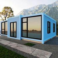 China Expandable Container House with Customizable Design and Rock Wool Sandwich Panel for sale