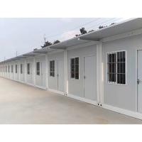 China Flat Pack Container House 50mm EPS Sandwich Panel Prefab Home with MGO Floor for sale