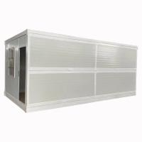 China Customizable Folding Container House Steel Structure and Rock Wool Panel for sale