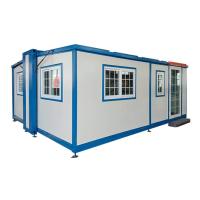 China Expandable Container House with Durable Steel Frame and Rock Wool Sandwich Panel for sale