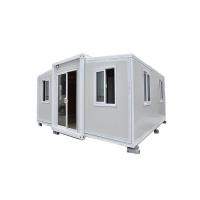 China Expandable Container House with Durable Steel Frame and Rock Wool Sandwich Panel for sale