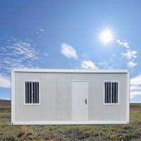 China Tiny Home Flat Pack Container House Sturdy Roof with 50mm EPS Sandwich Panel and Optional Thickness for sale
