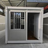 China Folding Container House Steel Frame 50mm EPS Sandwich Panel Pre-wired for sale