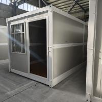 China Folding Container House Steel Frame 50mm EPS Sandwich Panel Pre-wired for sale