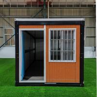 China Folding Container House Steel Frame 50mm EPS Sandwich Panel Pre-wired for sale