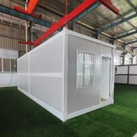 China Folding Container House Steel Frame 50mm EPS Sandwich Panel Pre-wired for sale