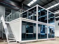 China Portable and Easy-to-Assemble Flat Pack Container House Quick Installation for sale