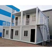 China Luxury Prefabricated House Modular Apartment Building 50mm Sandwich Panel Customizable Detachable Container House for sale
