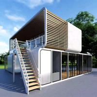 China Prefabricated ApplePod Cottage 40FT Apple Cabin House Residential Villa Working Use for sale