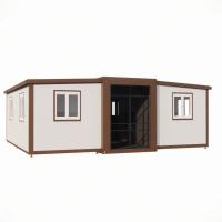 China Mobile Expandable Container House 50mm EPS Sandwich Panel Steel Frame Living House for sale