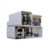 China Apple Cabin House Galvanized Steel Frame Metal Carved Panel 3500mm x 8000mm Custom Color for sale