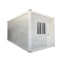 China Prefabricated Foldable Portable 20FT Prefabricated Folding Container House for sale