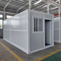 China Prefabricated Foldable Portable 20FT Prefabricated Folding Container House for sale