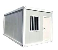 China Flat Pack Container House with 50mm Insulated Wall Panels Easy Assembly Custom Colors for sale