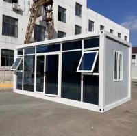 China Flat Pack Container House with 50mm Insulated Wall Panels Easy Assembly Custom Colors for sale