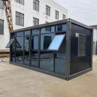 China Flat Pack Container House with 50mm Insulated Wall Panels Easy Assembly Custom Colors for sale