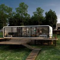 China 20FT 40FT Modern Modular Outdoor Apple Cabin House Container with Galvanized Steel Frame for sale