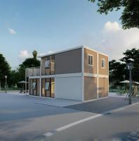 China Multi Story Seaside Villa Container House Portable Modular Detachable Home 50mm EPS for sale