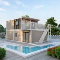 China Multi Story Seaside Villa Container House Portable Modular Detachable Home 50mm EPS for sale