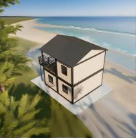 China Multi Story Seaside Villa Container House Portable Modular Detachable Home 50mm EPS for sale