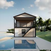China Multi Story Seaside Villa Container House Portable Modular Detachable Home 50mm EPS for sale