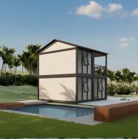 China Multi Story Seaside Villa Container House Portable Modular Detachable Home 50mm EPS for sale