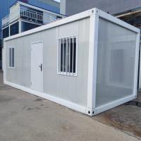 China Detachable Container House EPS Sandwich Panel Wall Rock Wool Roof Steel Security Door 50mm for sale