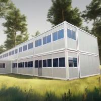 China Flat Pack Container House Quick and Easy Installation with Strong and Durable Steel Structure for sale