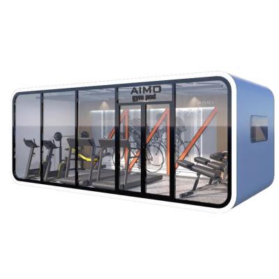 China Apple Cabin House Galvanized Steel Frame Metal Carved Panel Prefab Home 3500mm x 8000mm for sale
