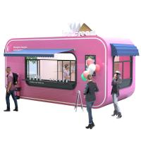 China Apple Cabin House Galvanized Steel Frame Metal Carved Panel Prefab Home 3500mm x 8000mm for sale
