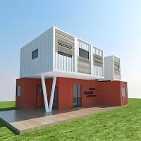 China Mobile Prefabricated Detachable Container House for Office Building Strong Windproof for sale