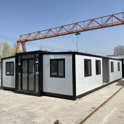 China Prefab Expandable Container Home 20ft 40ft Steel Frame Office Tiny House Grade 11 Wind Resistance for sale