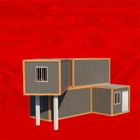 China Expandable Container House Expandable Container Villa With Steel Frame And Insulated Wall Panel for sale