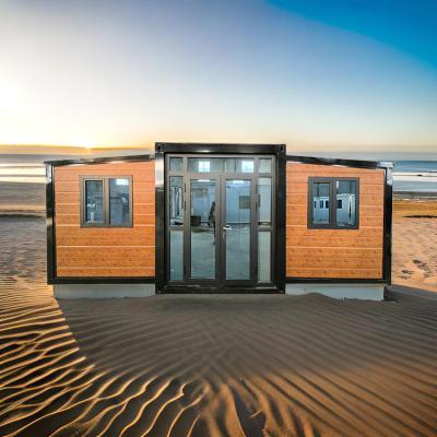 China Expandable Prefabricated 40Ft Container House Ready Made Modular Prefab Home with 50mm EPS Wall Panel for sale