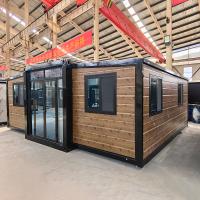 China Expandable Prefabricated 40Ft Container House Ready Made Modular Prefab Home with 50mm EPS Wall Panel for sale