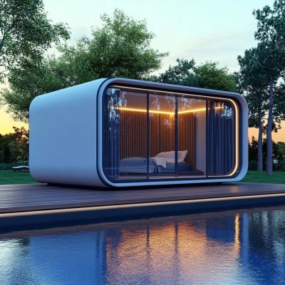 China Prefab Container Home Galvanized Steel Frame 50mm Rock Wool Insulation No Installation Required for sale