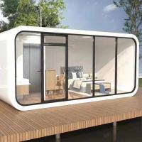China 20FT Portable Prefabricated Apple Cabin House with Kitchen Galvanized Steel Frame 50mm Rock Wool Insulation for sale