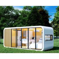 China 20FT Portable Prefabricated Apple Cabin House with Kitchen Galvanized Steel Frame 50mm Rock Wool Insulation for sale