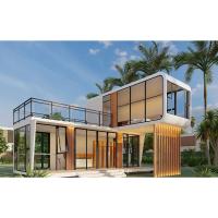 China Customizable Apple Cabin House Galvanized Steel Frame 50mm Rock Wool Insulation for sale