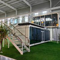 China Customizable Apple Cabin House Galvanized Steel Frame 50mm Rock Wool Insulation for sale