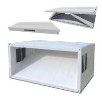 China Folding Container House Pre-Wired Electricity 50mm EPS Sandwich Panel Quick Installation Custom Colors for sale