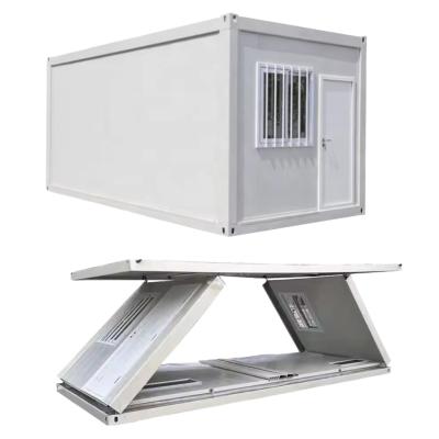 China Folding Container House Pre-Wired Electricity 50mm EPS Sandwich Panel Quick Installation Custom Colors for sale