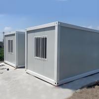 China 20ft Modular Prefab Container House with Bedroom Bathroom Toilet 50mm Insulation for sale