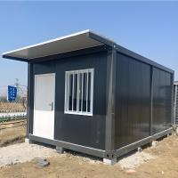 China 20ft Modular Prefab Container House with Bedroom Bathroom Toilet 50mm Insulation for sale