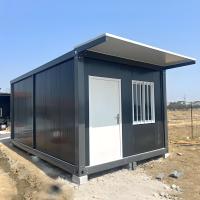China 20ft Modular Prefab Container House with Bedroom Bathroom Toilet 50mm Insulation for sale