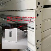 China Detachable Container House 50mm EPS Sandwich Panel Aluminum PVC Sliding Doors for sale