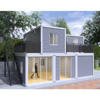 China Modern Prefabricated House 3 Bedroom Luxury Portable Flat Pack Container Home 50mm Wall Panel for sale