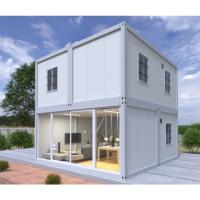 China Modern Prefabricated House 3 Bedroom Luxury Portable Flat Pack Container Home 50mm Wall Panel for sale