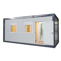 China Cost Effective Labor Saving Flat Pack Container House Prefab Buildings Mini Warehouse for sale