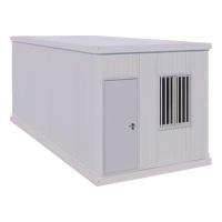 China Cost Effective Labor Saving Flat Pack Container House Prefab Buildings Mini Warehouse for sale